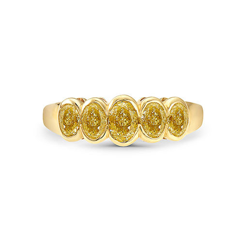 Yellow Diamond Oval , Yellow Gold Ring – Modani Jewels